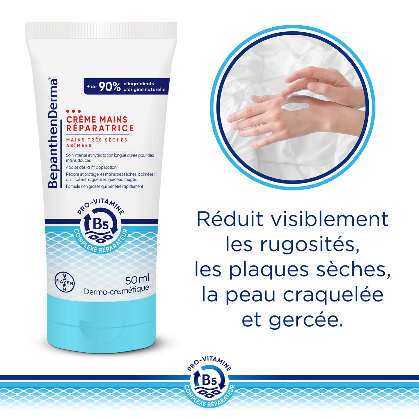 Crème mains réparatrice 50 ml | BepanthenDerma®️